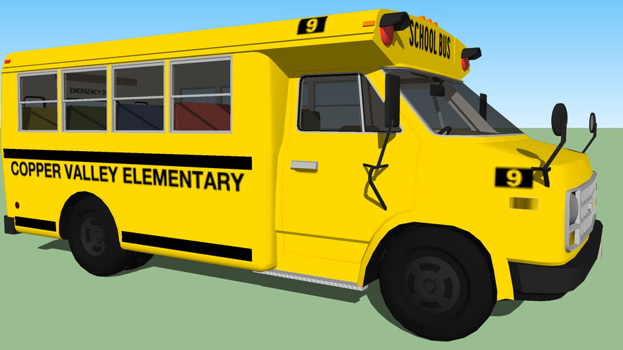 Wayne Busette (1980 Chevrolet - Copper Valley Elementary #9) | 3D Warehouse