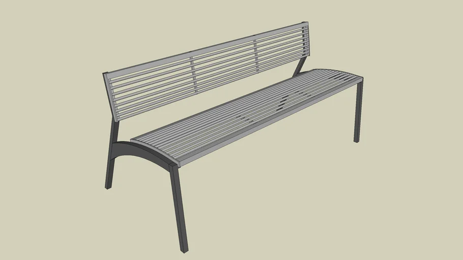 LV250 5' Vera Bench by mmcite' | 3D Warehouse