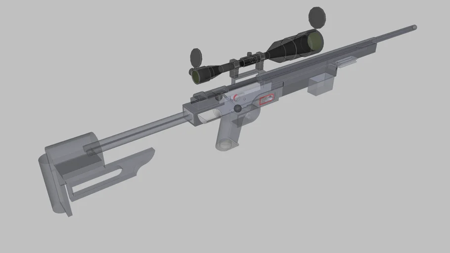 Frf2 modernized bolt action sniper's rifle(not mine) | 3D Warehouse