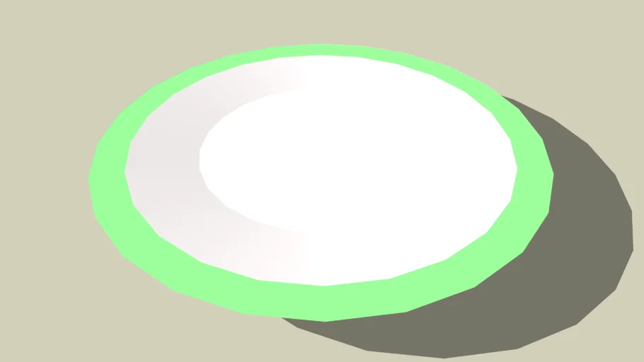 Dinner plate | 3D Warehouse