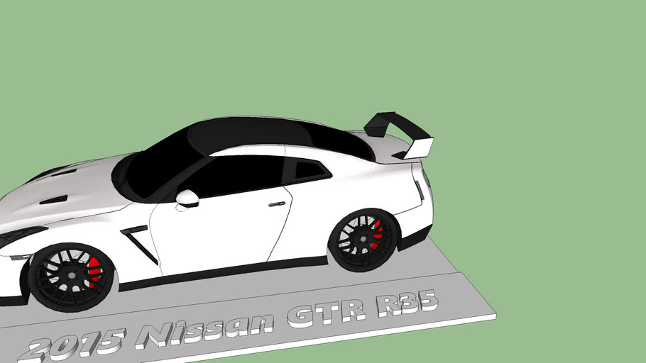 Nissan GTR R35 With Stand | 3D Warehouse