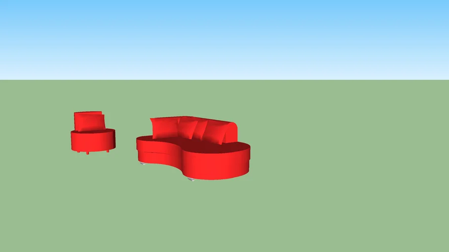 salon rouge Fly | 3D Warehouse