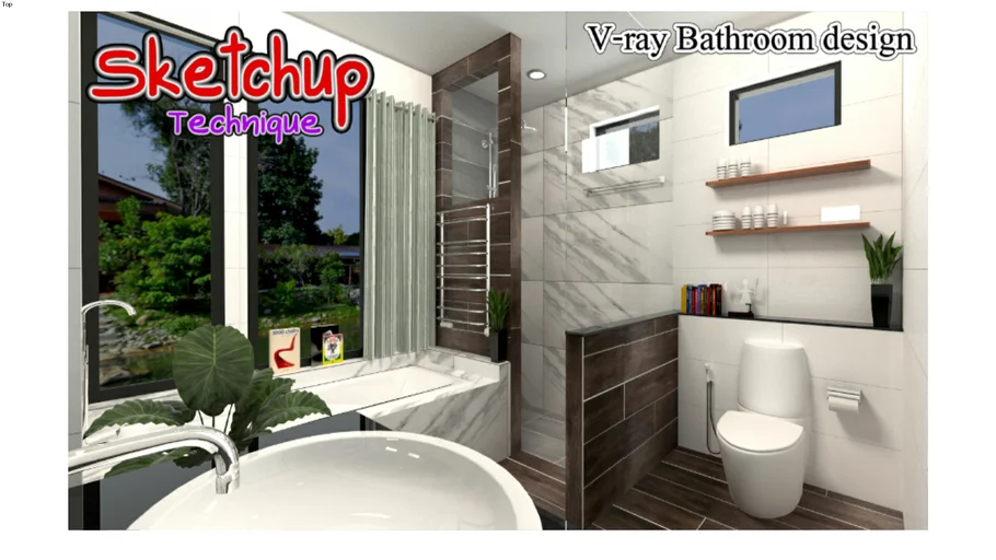 ฺbathroom v-ray | 3D Warehouse