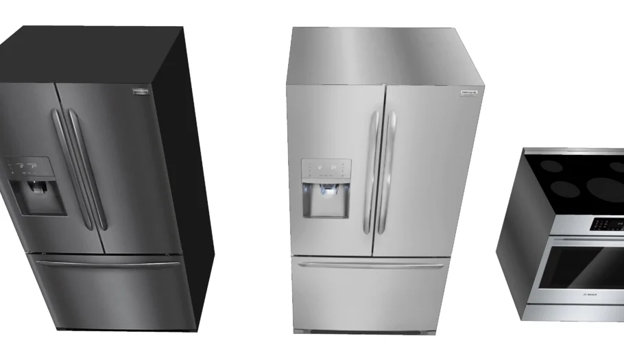 Fridge and Range | 3D Warehouse