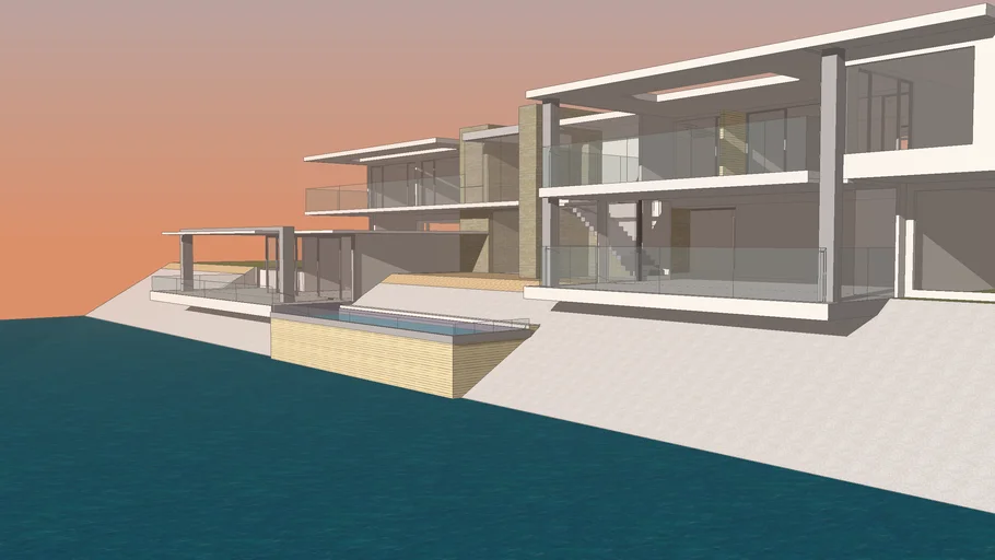 dream coast design villa | 3D Warehouse