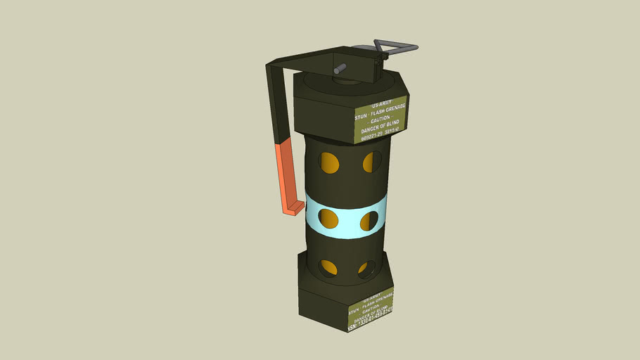 Stun / Flash grenade M84 (updated) | 3D Warehouse