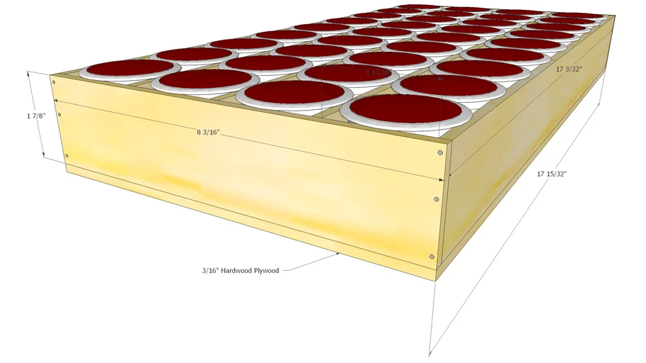 K-Cup Holder Drawer Insert with K-Cups | 3D Warehouse