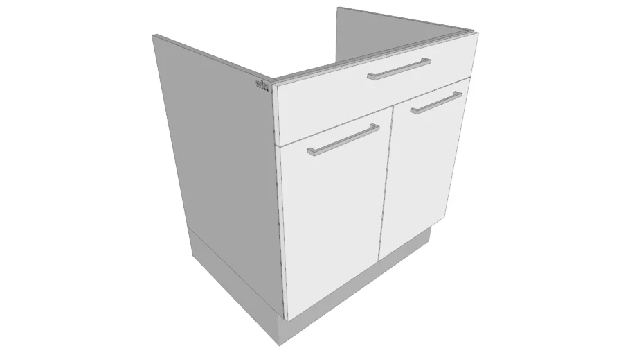 Base Sink Cabinet w/2 Doors & 1 False Drawer – multi doors styles ...