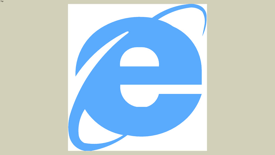 Internet Explorer Logo | 3D Warehouse