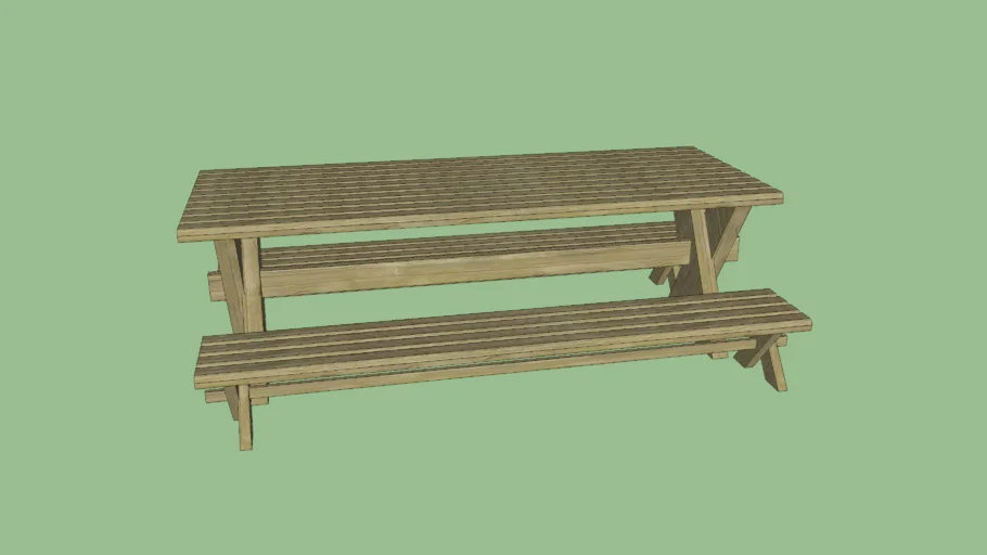 Mesa de madeira | 3D Warehouse