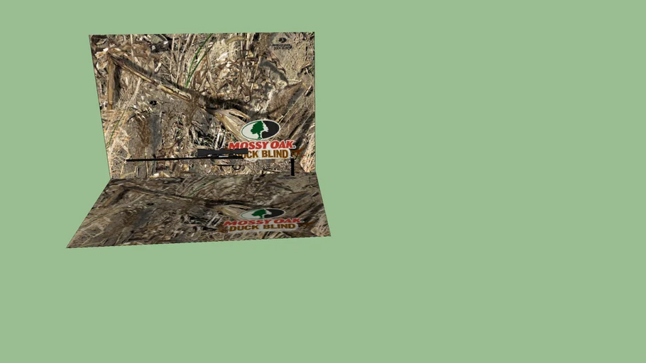 Browning A-bolt Composite stalker .243 (Duck Blind Wrap) | 3D Warehouse