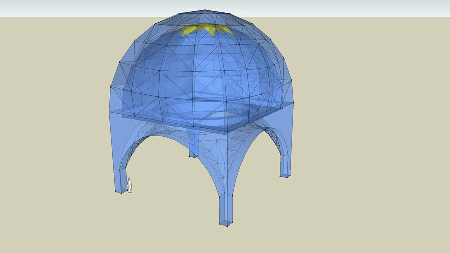 Pendentive Dome over Vault | 3D Warehouse