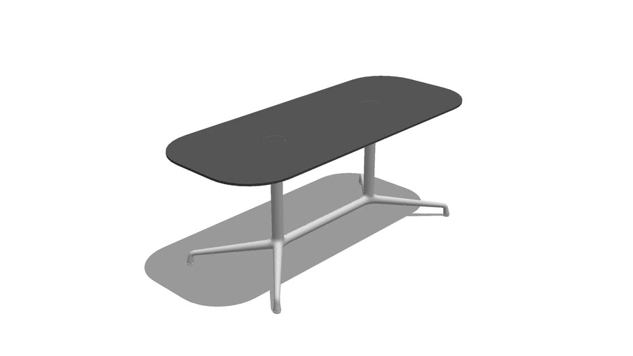 Coalesse SW_1 Conference Table, Rectangle, Solid 30x72x28.5 | 3D Warehouse