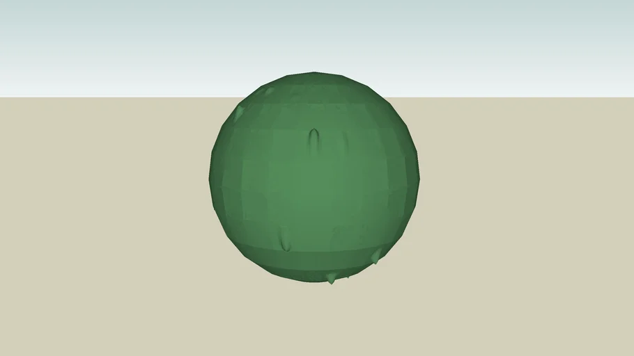 Mountainous planet | 3D Warehouse