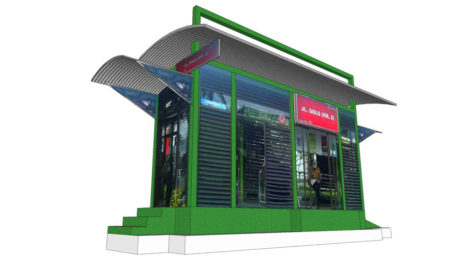 halte transjogja | 3D Warehouse