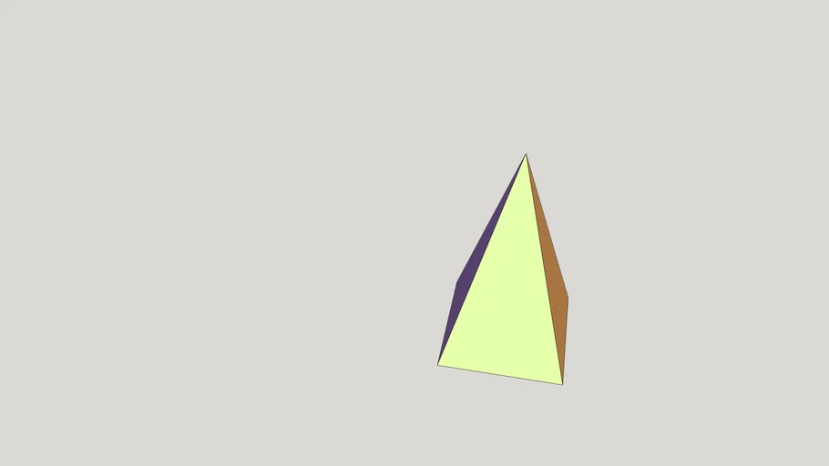 piramide a base quadrata ruotata di 45° | 3D Warehouse