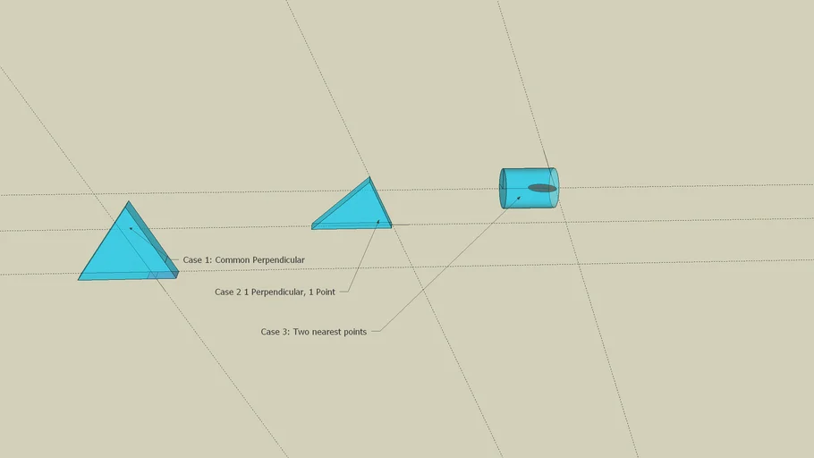 Common Perpendicular vs Perp/Point, vs Point /Point | 3D Warehouse