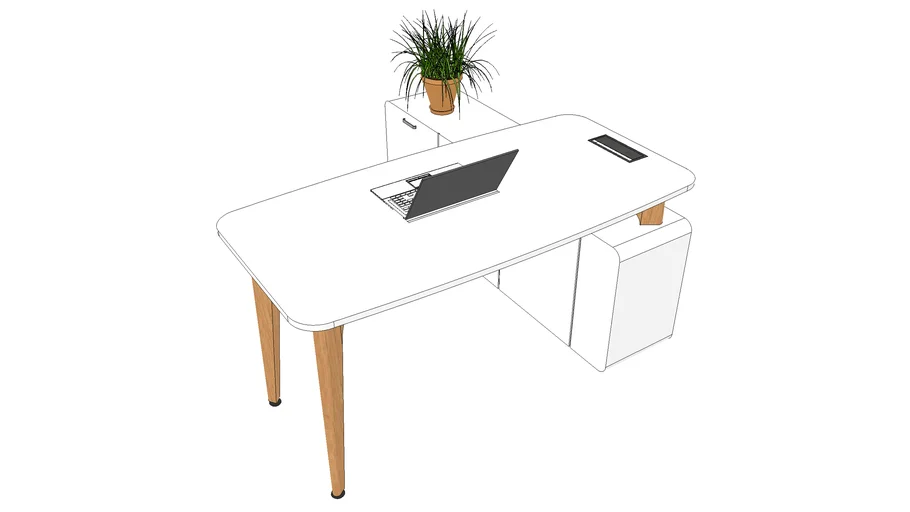 Executive Desk | 3D Warehouse