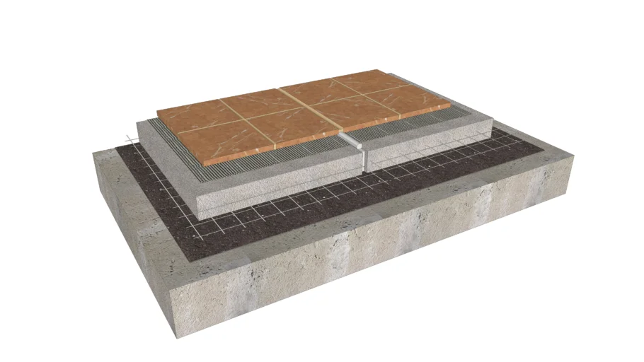 09.01 Floor Tile Expansion Joint | 3D Warehouse