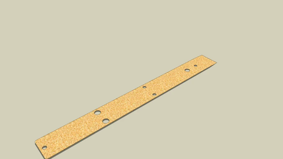 Formula One Car Skid Block | 3D Warehouse