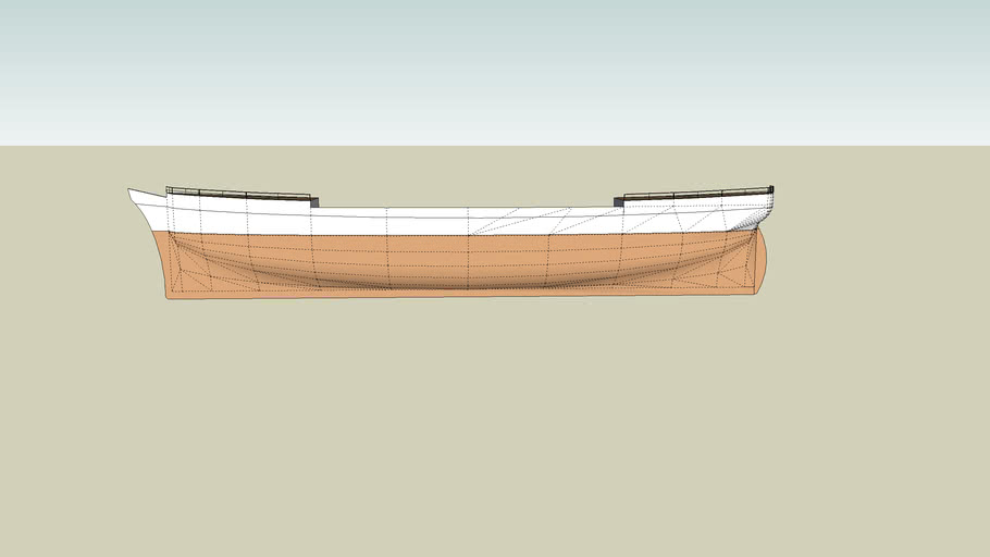 half hull to play with clipper ship | 3D Warehouse