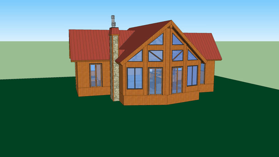 Timber Block Dakota Log Home | 3D Warehouse