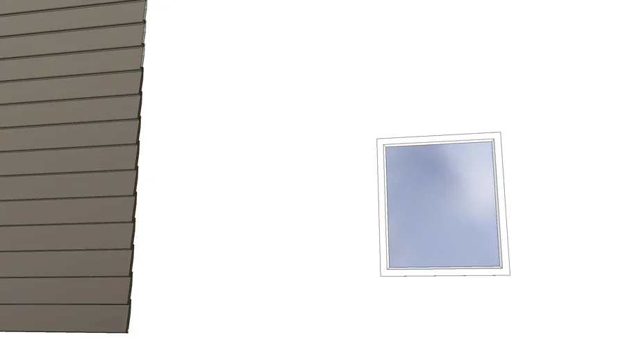 single timber window panel | 3D Warehouse