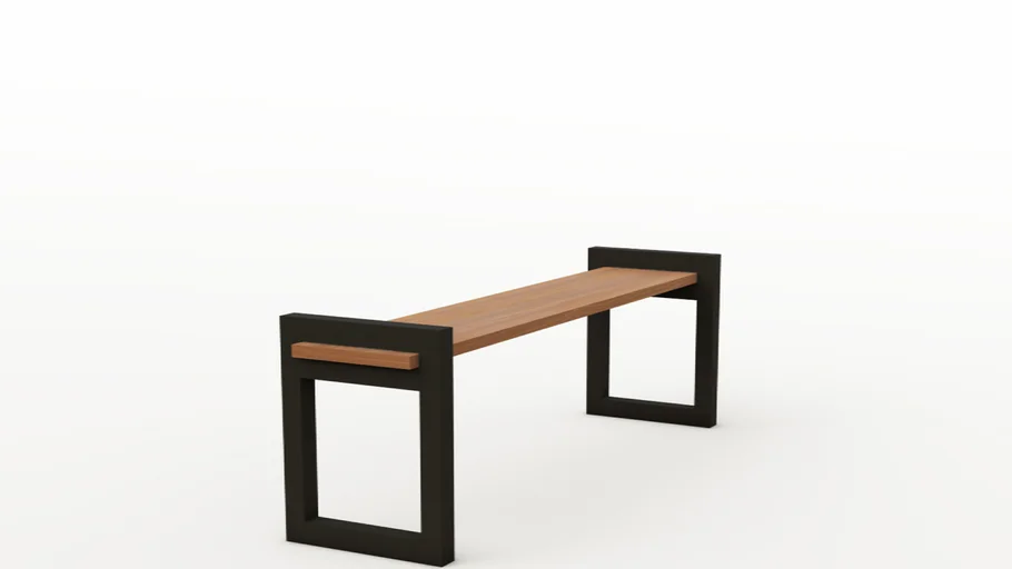 bench bank | 3D Warehouse