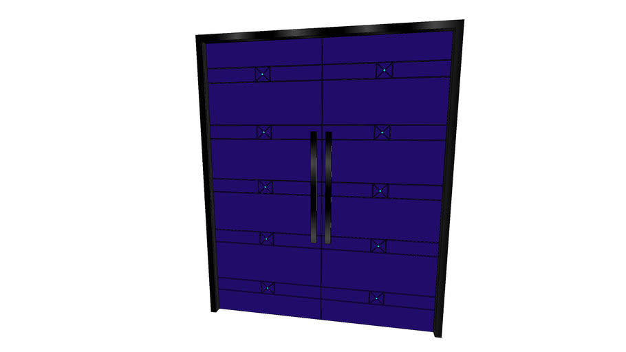 Fabric padded door | 3D Warehouse