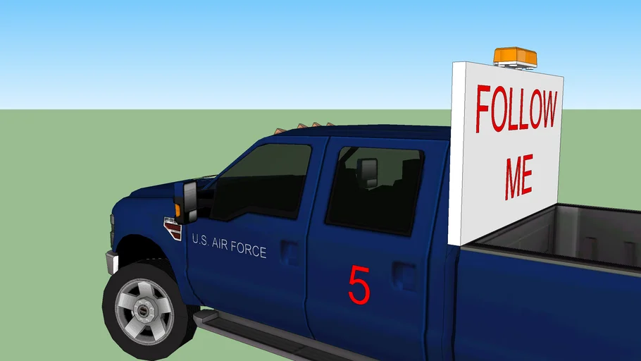 USAF 'Follow-Me' Truck | 3D Warehouse