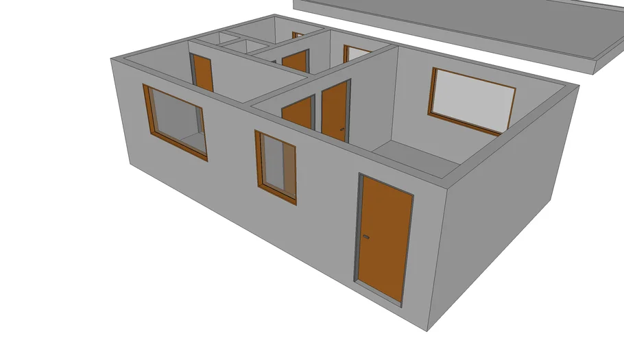 Economic house | 3D Warehouse