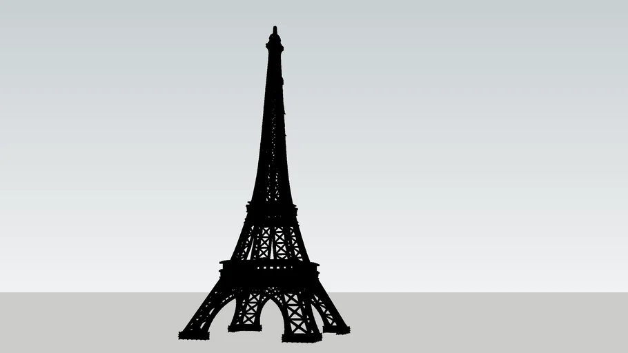 Eiffel Tower Miniature Model | 3D Warehouse