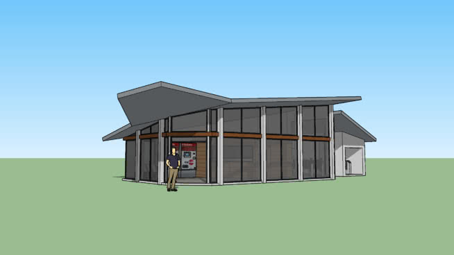 Small Train Station Terminal | 3D Warehouse