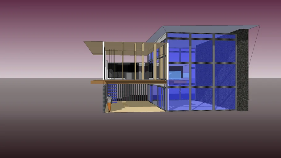 Cornell box house by Patrick McKechnie | 3D Warehouse