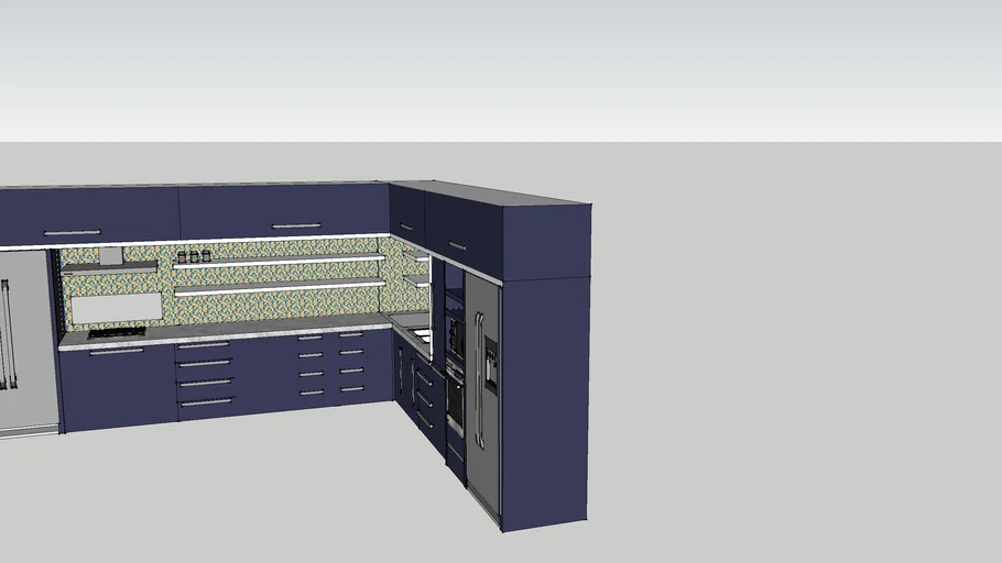 L kitchen | 3D Warehouse