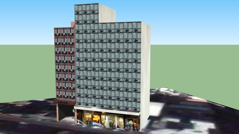 Edificios en zona comercial de La Plata. | 3D Warehouse