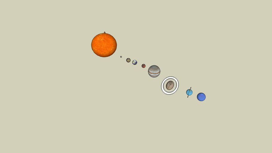 solar system | 3D Warehouse