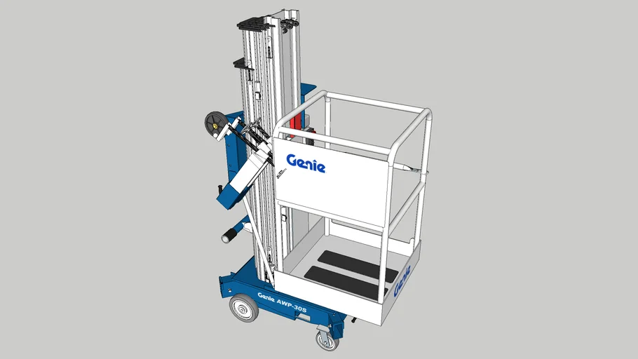 GENIE AWP-30S aerial work platform (retracted) | 3D Warehouse