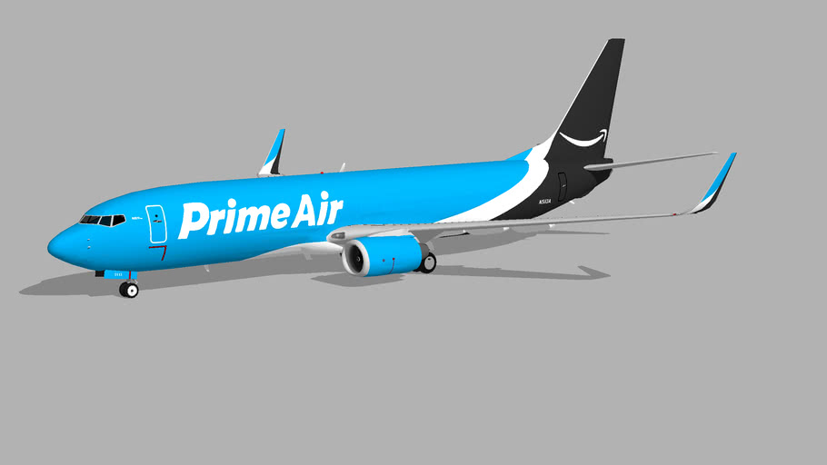 Amazon Prime Air (N5113A) - Boeing 737-83N(SF) (2019) | 3D Warehouse