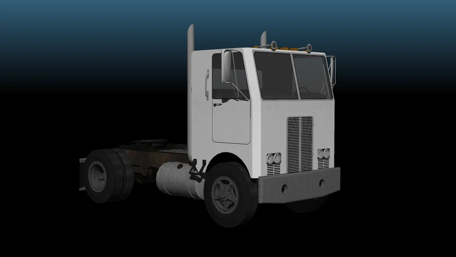 Cab over engine truck | 3D Warehouse