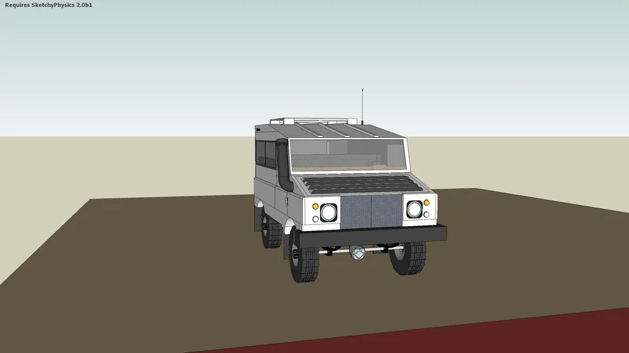 defender 4x4 (with interior) | 3D Warehouse