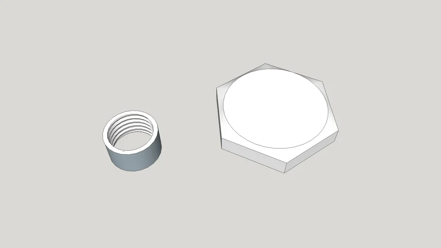 Nut and Bolt Head Set | 3D Warehouse