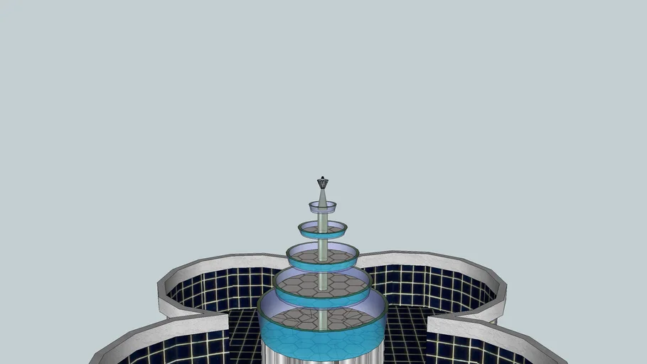 Simple Water Fountain | 3D Warehouse