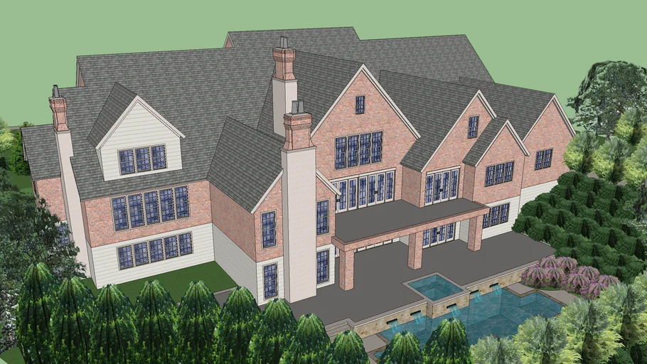 Brick Mansion Atlanta | 3D Warehouse