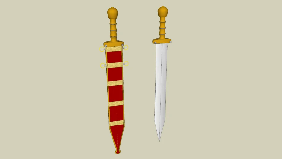 Roman Short Sword - Republican Period (circa 250 BC) | 3D Warehouse