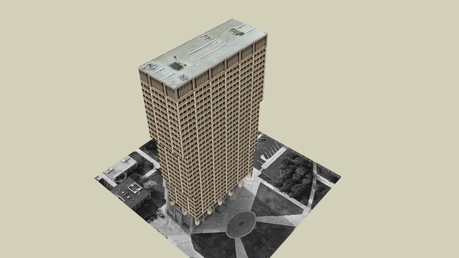 Model of UIC Administration Building | 3D Warehouse