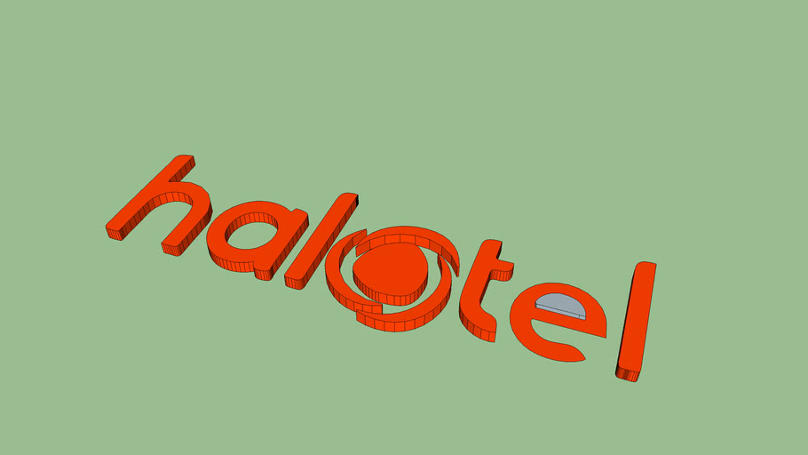 HALOTEL 3D LOGO | 3D Warehouse