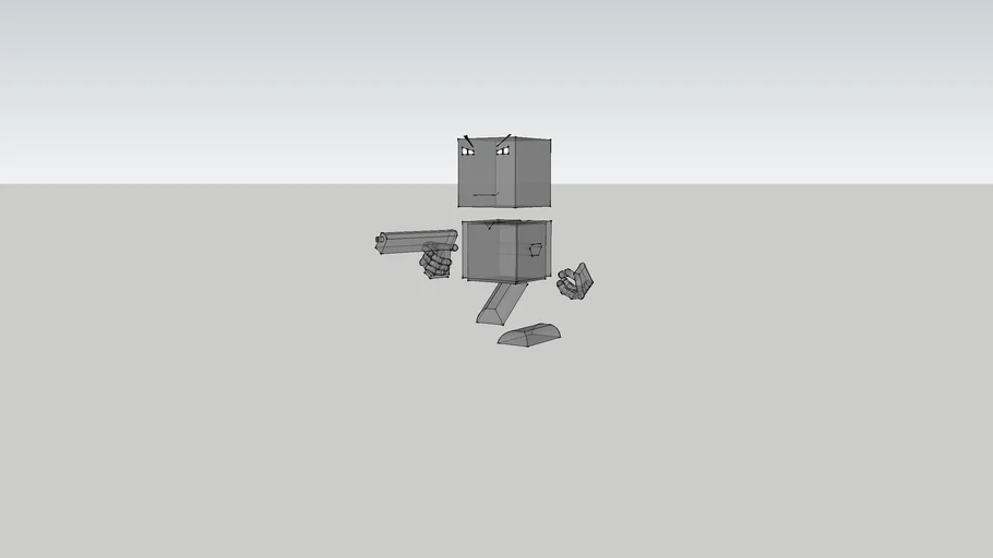 cloaked cube man unit | 3D Warehouse