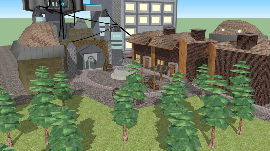 rpg town | 3D Warehouse