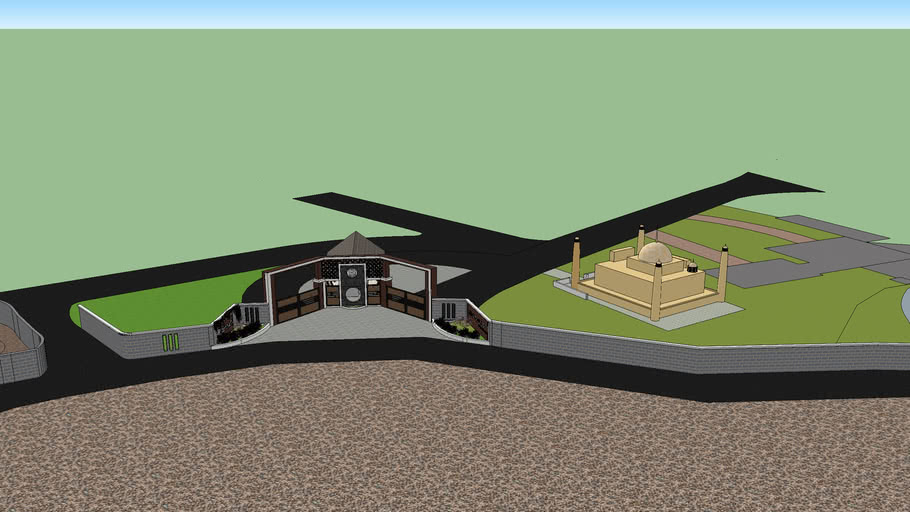 ENTRANCE GATE DESIGN | 3D Warehouse